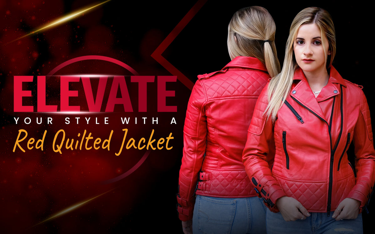 Elevate Your Style with a Red Quilted Jacket – Fanzilla Jackets