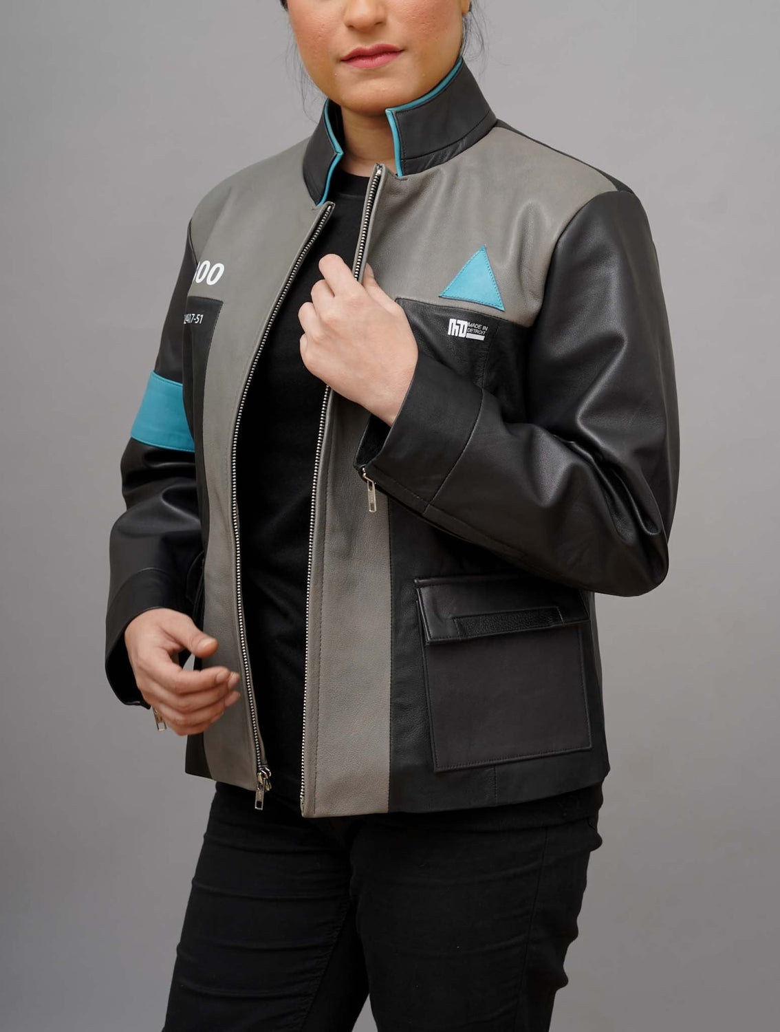 Handmade Detroit Become Human Inspired Connor RK800 Leather Jacket ...