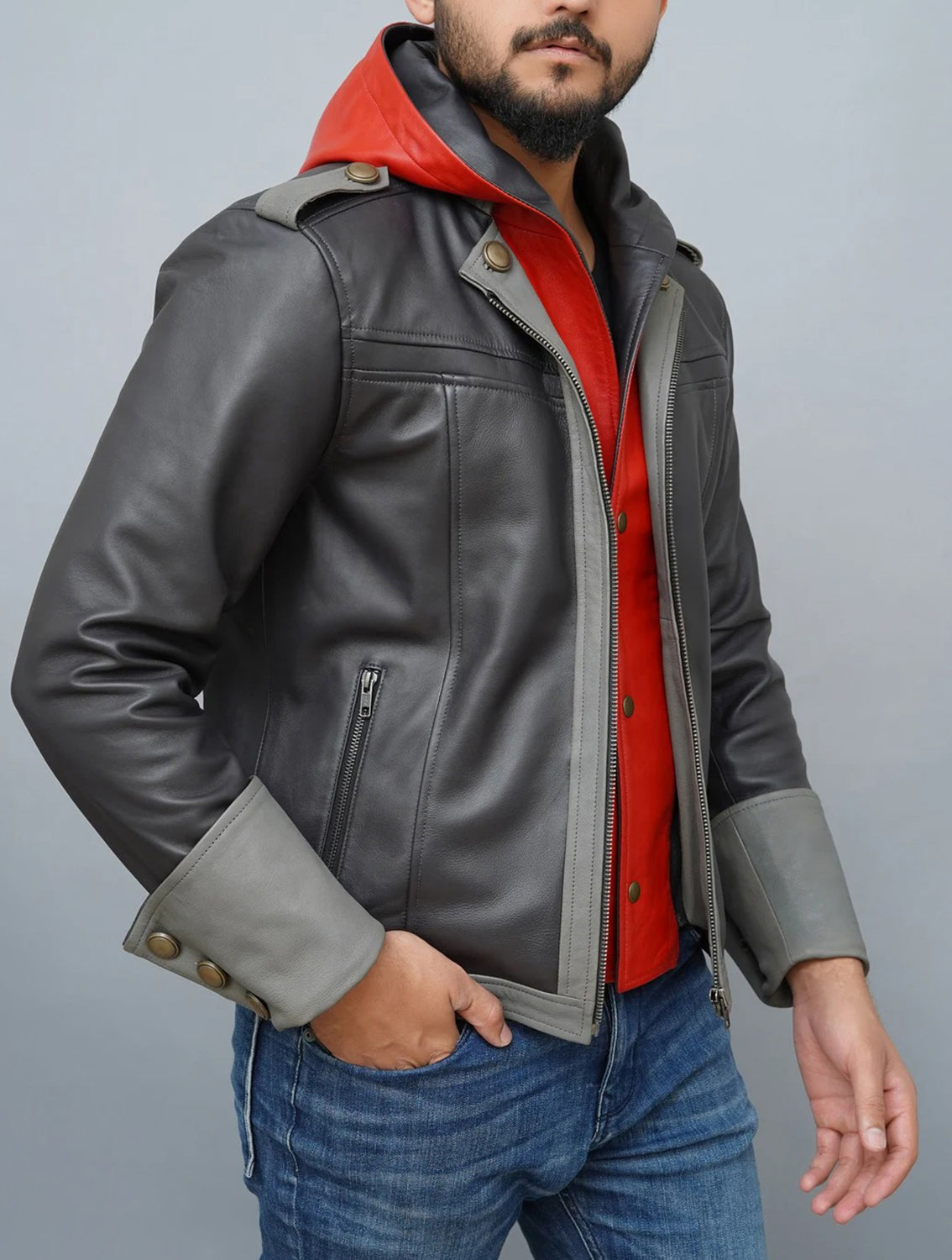 Kingdom Hearts 4 Sora Cosplay Costume Hooded Leather Jacket – Fanzilla ...