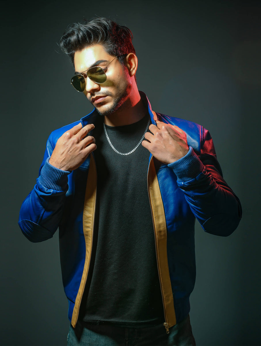 Buy Fallout 76 Blue Soldier Leather Jacket for Men – Fanzilla Jackets