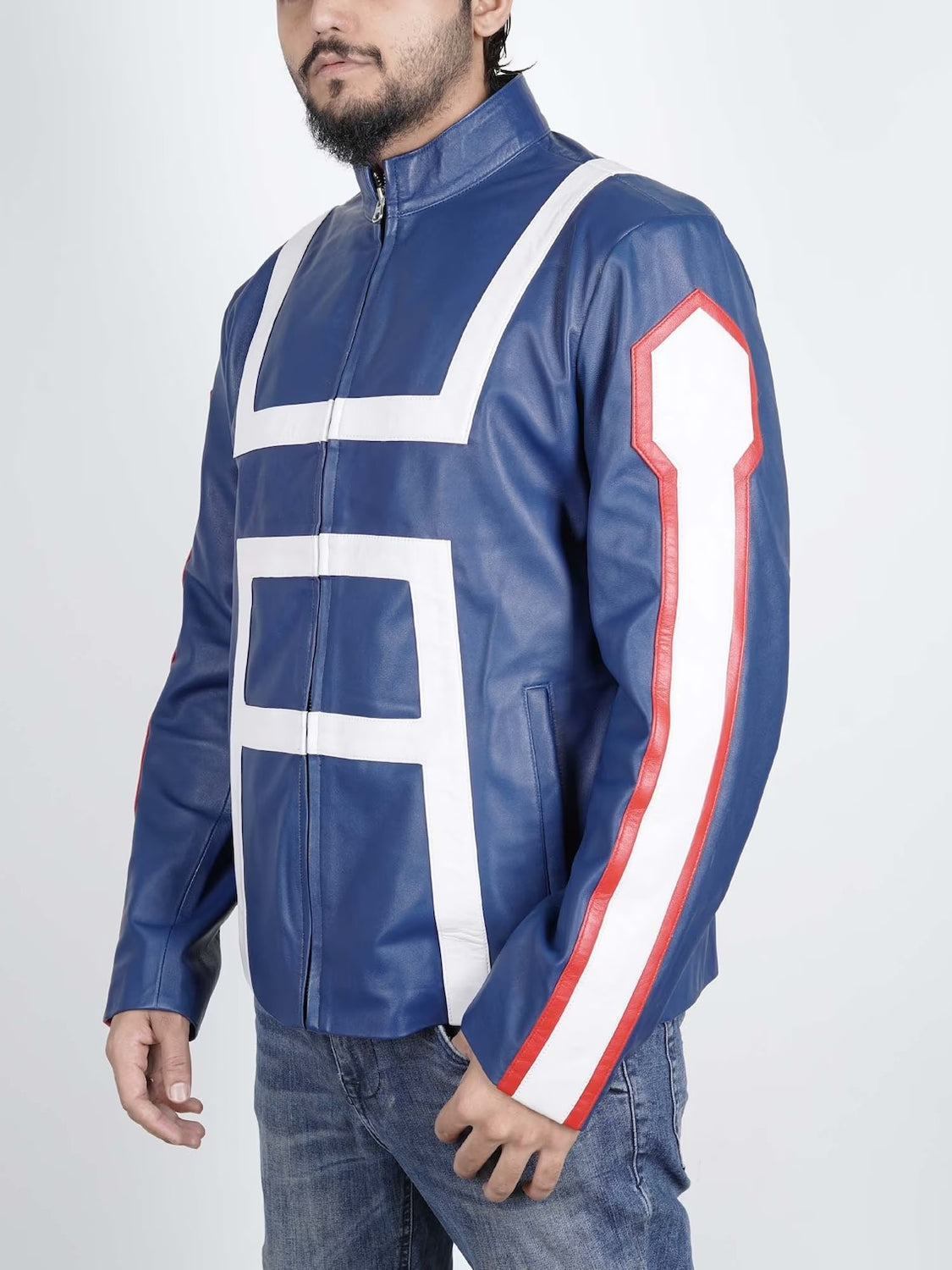 Mens Inspired Blue Cosplay Costume Jacket – Fanzilla Jackets